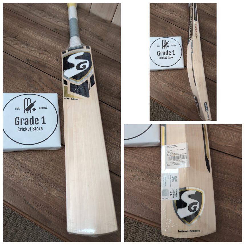 SG King Cobra Grade 1 SH Senior English Willow Cricket Bat – Grade 1 ...